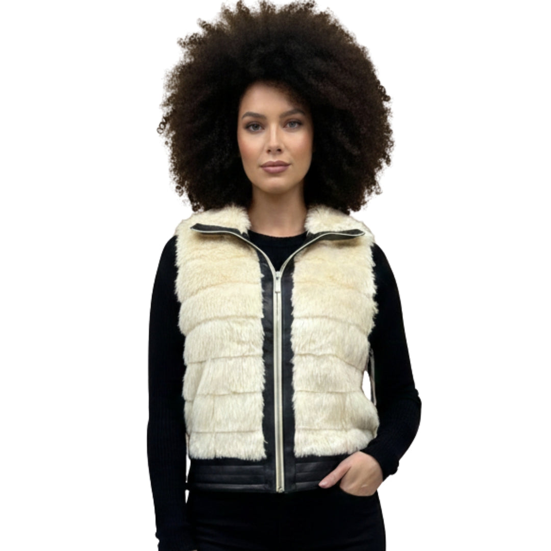 Chaleco Plush Deluxe Color Hueso – Aspik